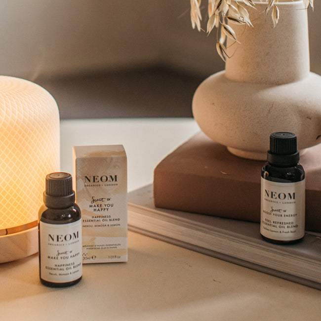 Calming & Energising Essential Oils – NEOM Wellbeing EU
